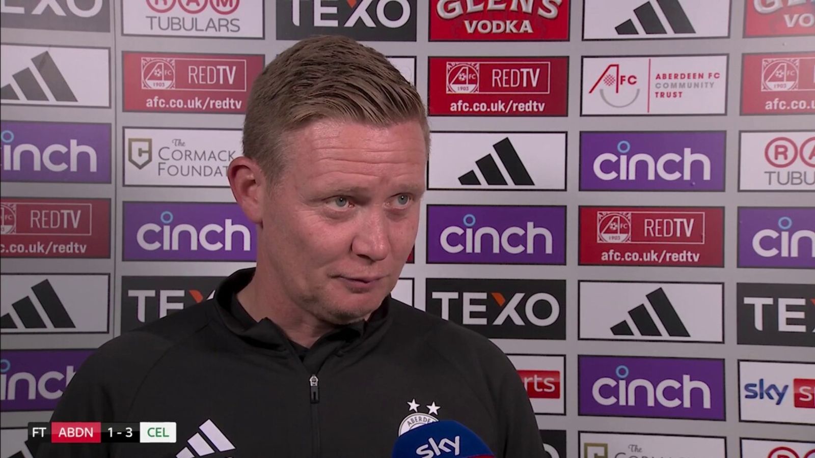 Barry Robson praises vibrant Aberdeen performance in Celtic loss ...