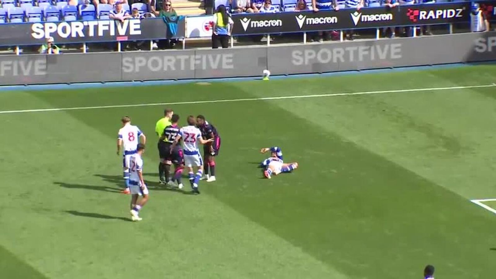 Incident: Second yellow card for Stevenage defender Nathan Thompson ...