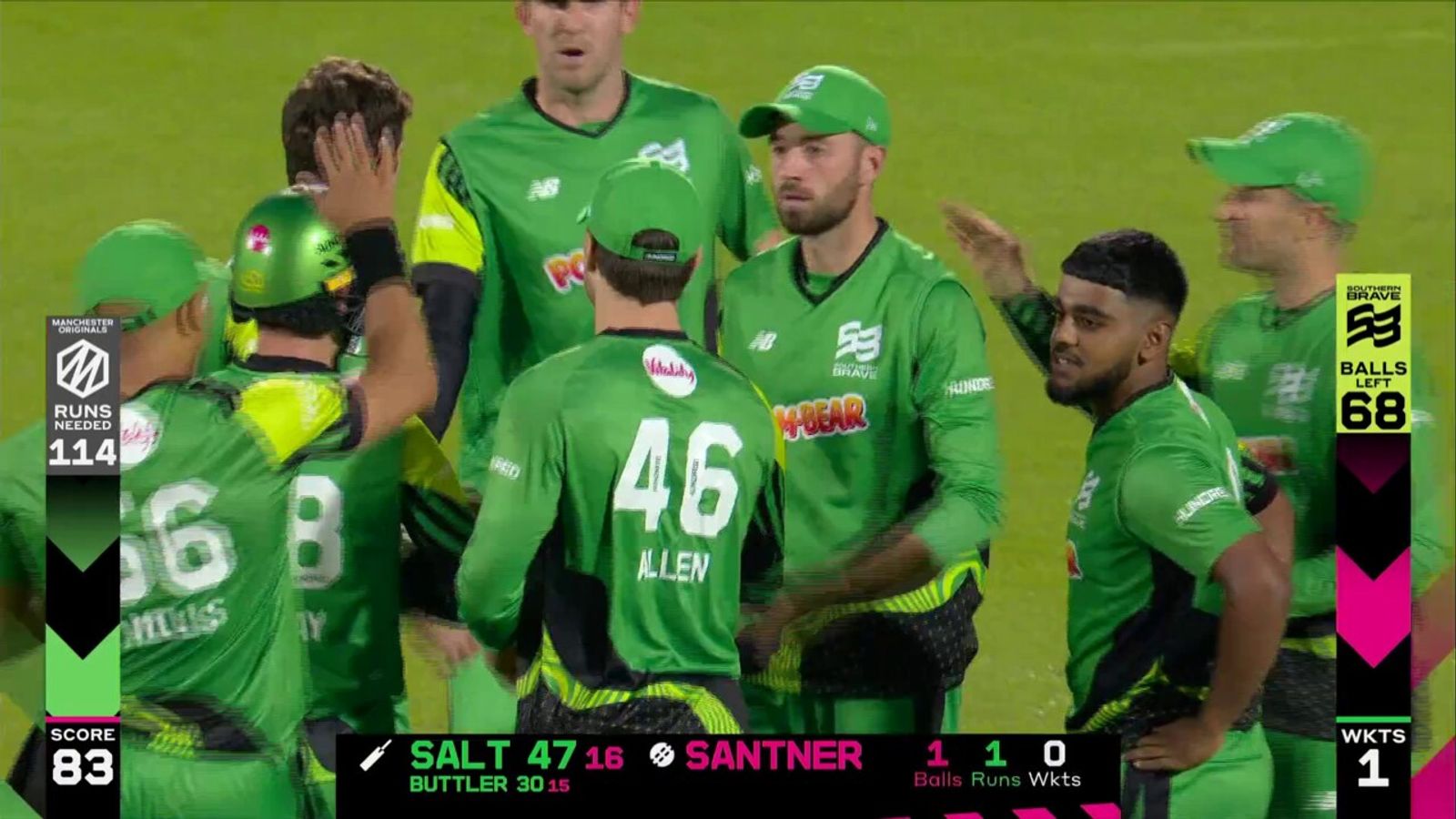 James Vince takes smart catch as Phil Salt departs for 47 from just 17 ...