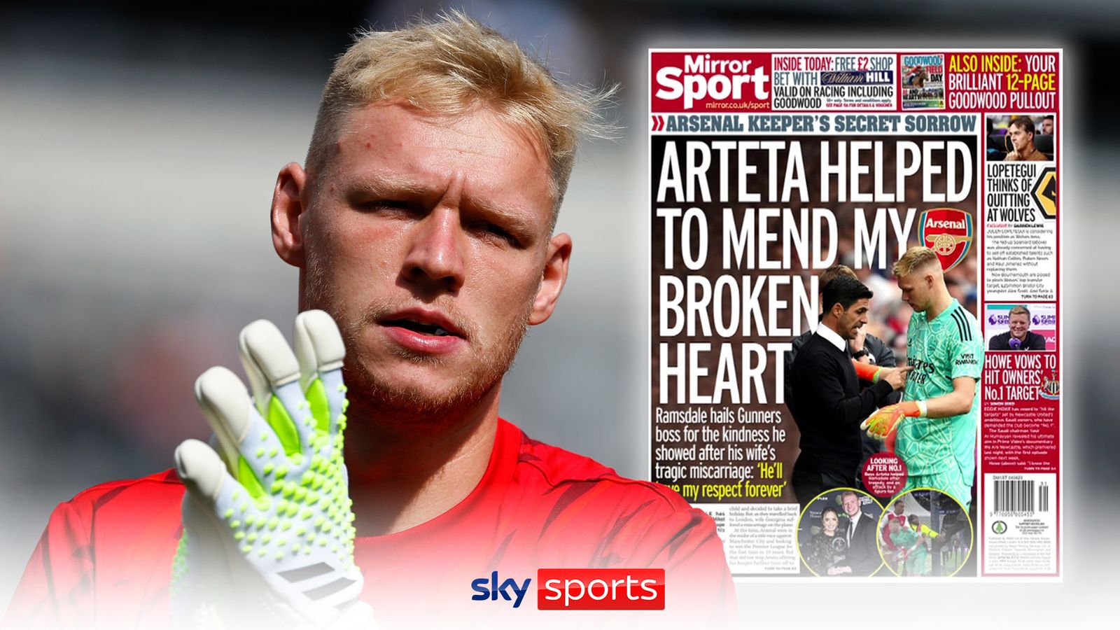 Back Pages: 'Very powerful' Aaron Ramsdale shows growing maturity in ...