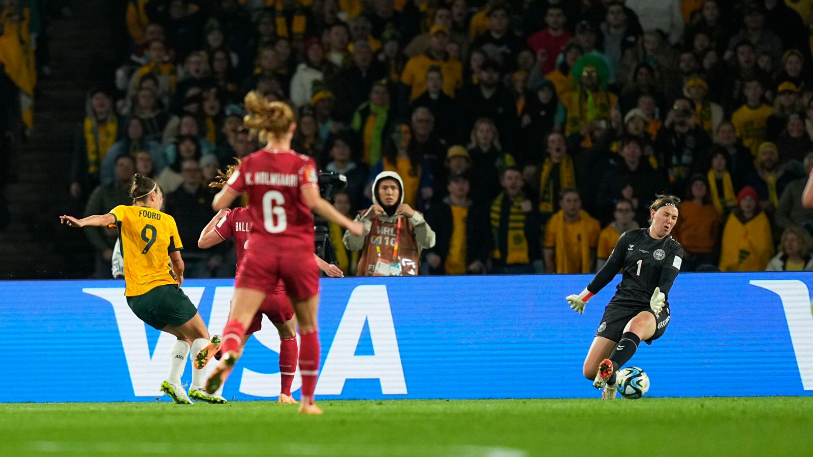 Australia 2-0 Denmark: Caitlin Foord, Hayley Raso help Matildas book ...