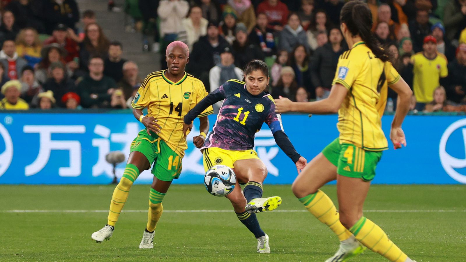 Colombia 1-0 Jamaica: Sublime Catalina Usme goal sees Colombia set up ...