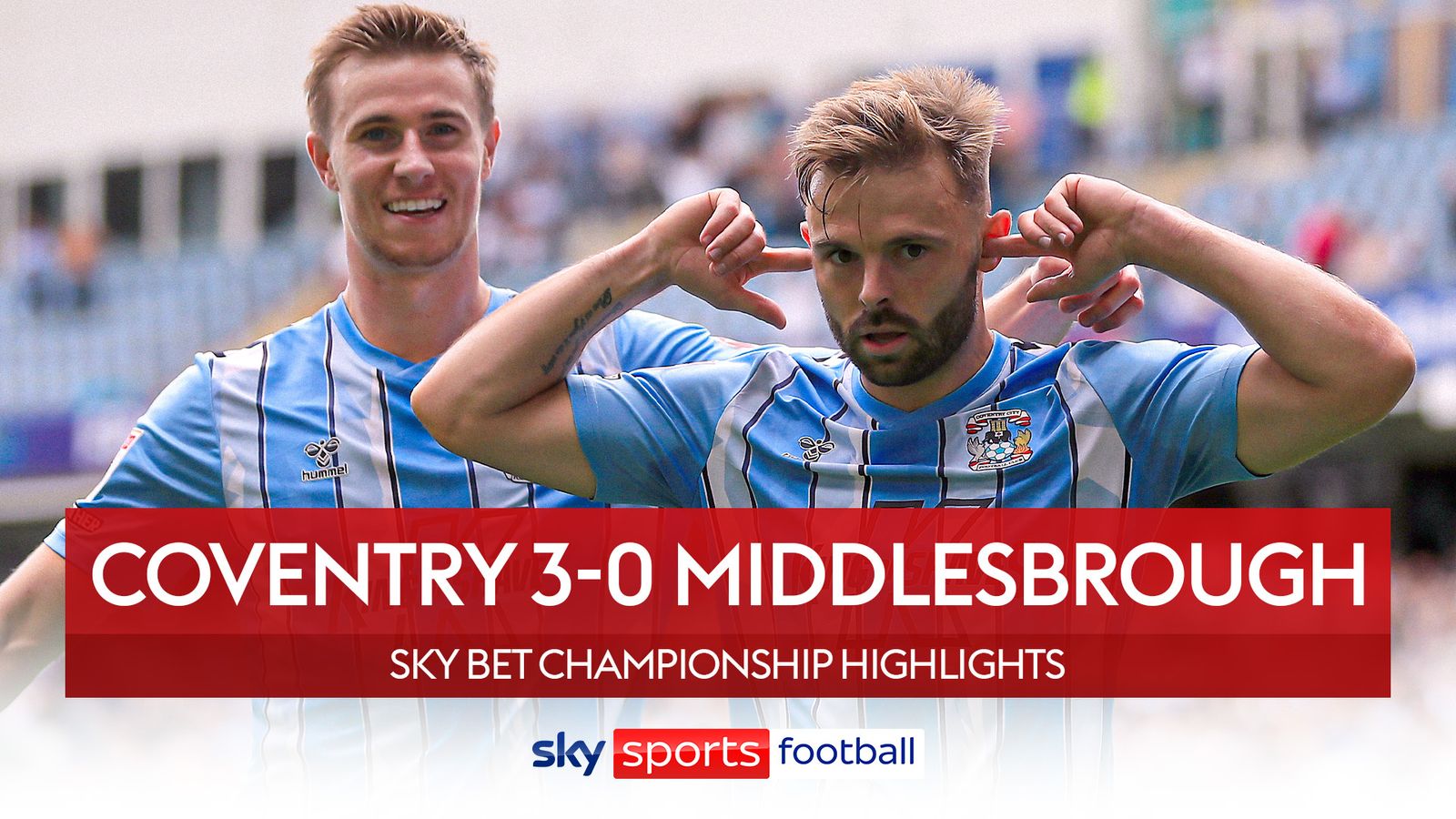 Coventry 3-0 Middlesbrough: Matty Godden inspires Sky Blues victory ...
