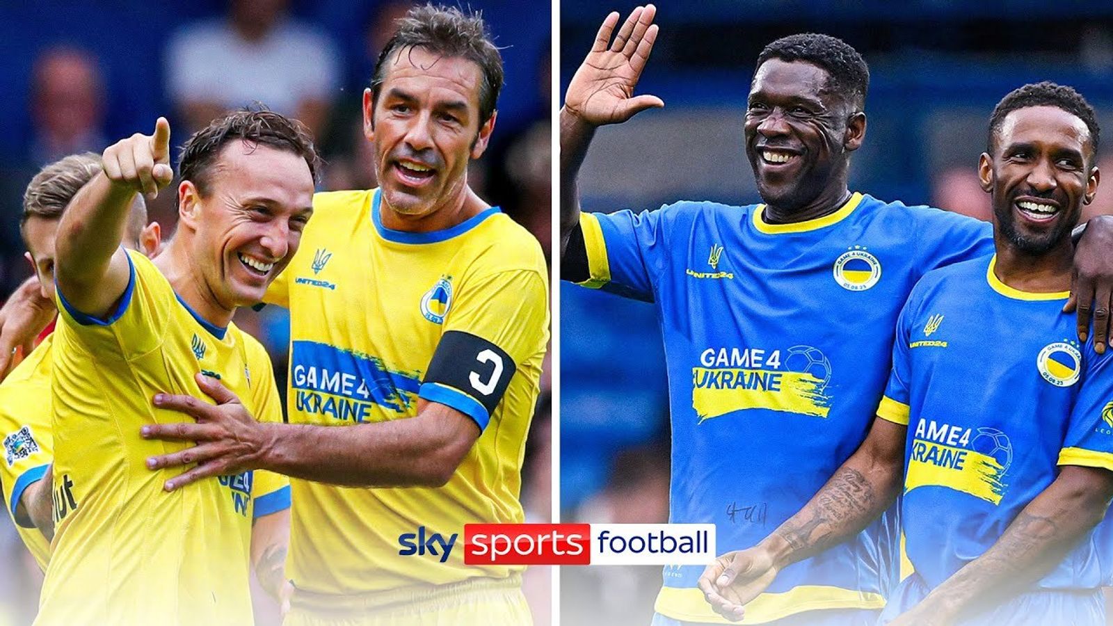 Team Shevchenko 2-2 Team Zinchenko | Game4Ukraine highlights | Football ...