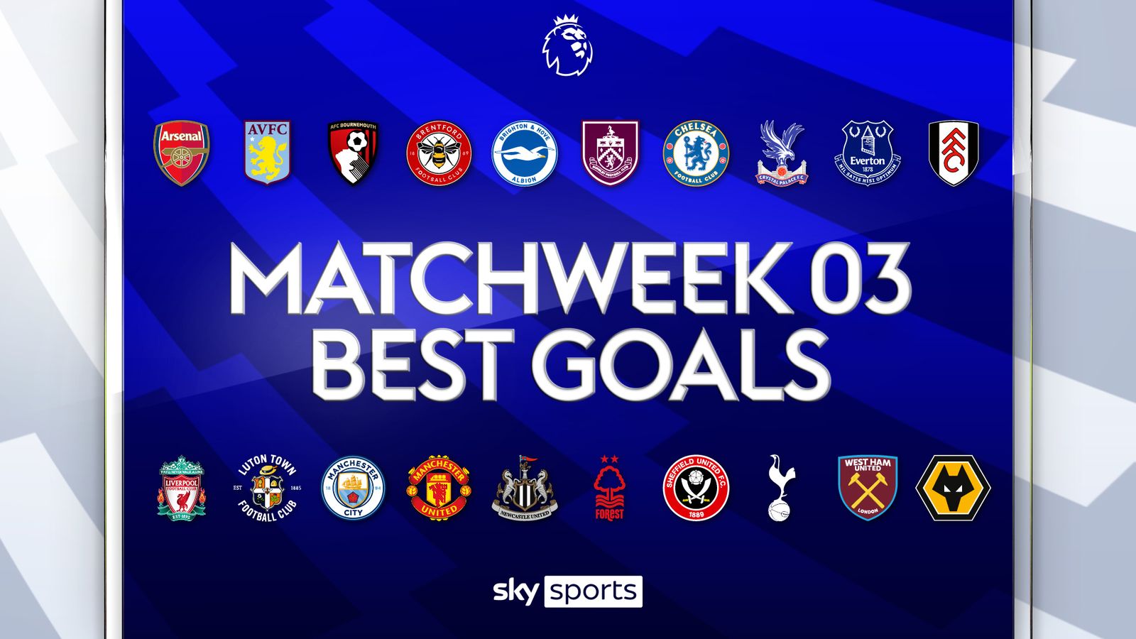 Premier League | Goals of the Round | MW3 | Football News | Sky Sports