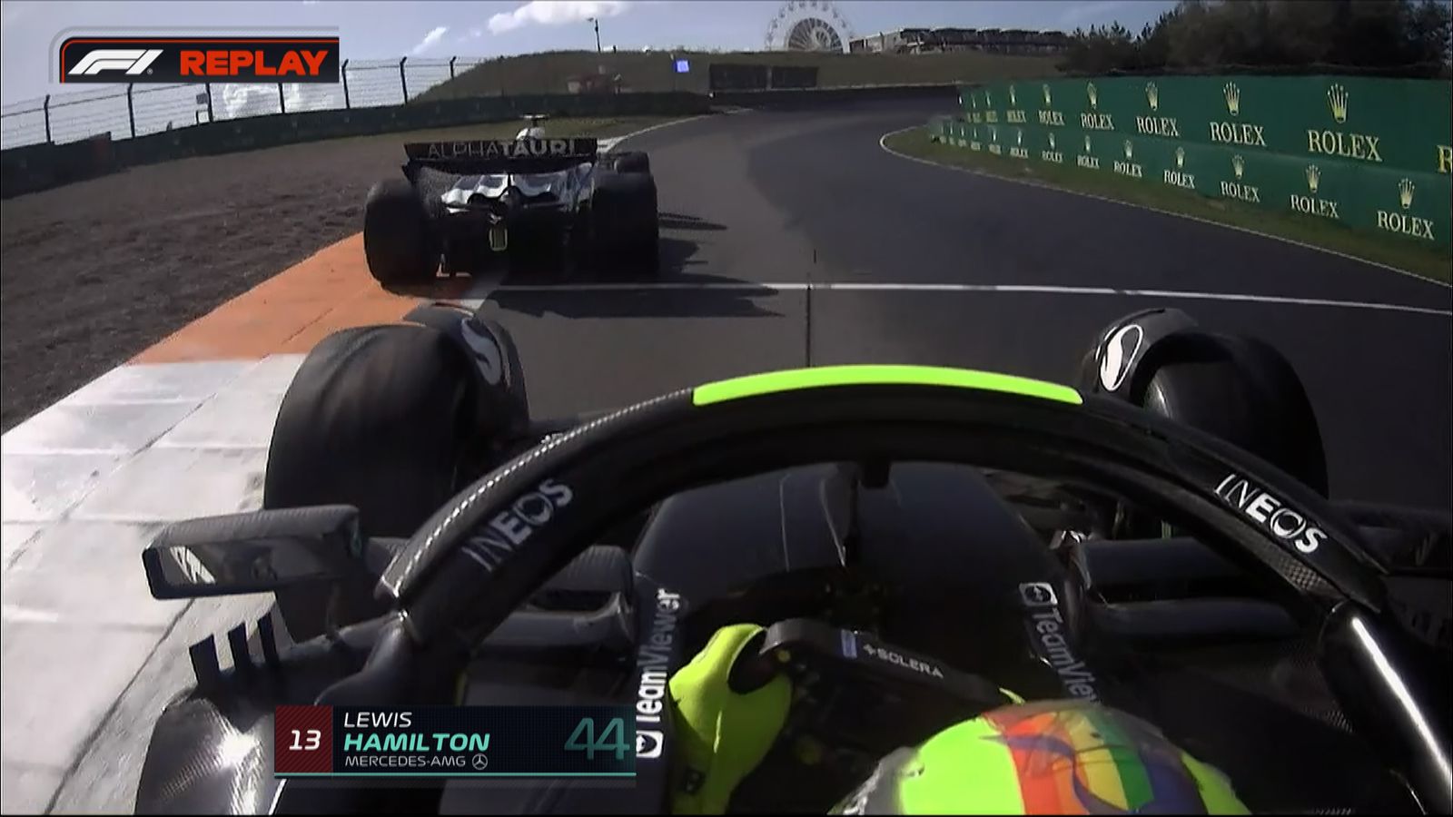 Lewis Hamilton: Yuki Tsunoda given Dutch GP grid penalty for blocking Mercedes driver in F1 ...