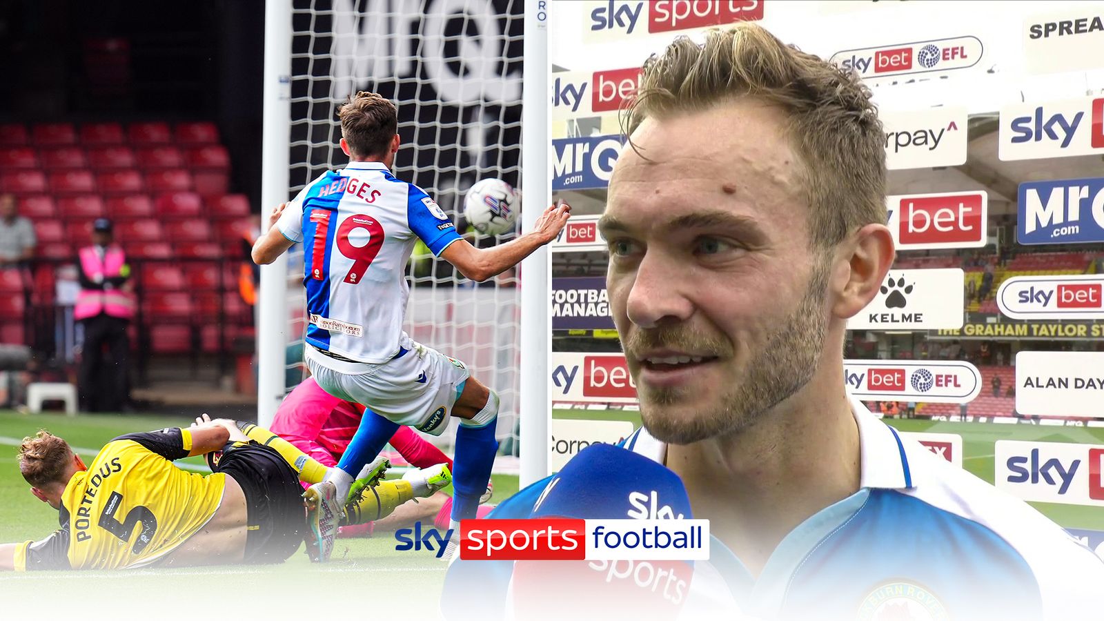 Watford 0-1 Blackburn Rovers: Ryan Hedges earns Jon Dahl Tomasson's men ...