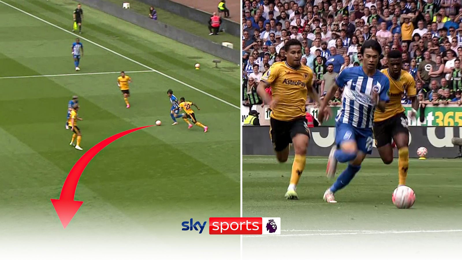 Kauro Mitoma signs until 2027 | Winger's mesmerising run & finish vs ...