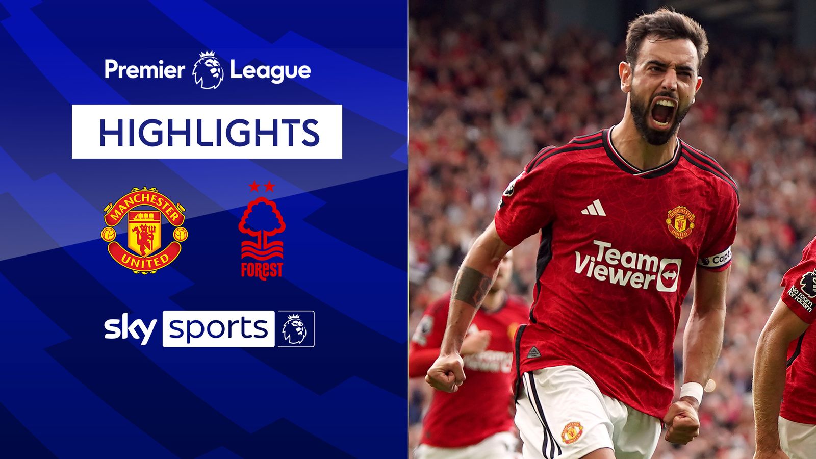 Manchester United 3-2 Nottingham Forest: Bruno Fernandes scores winner against 10-player Forest ...