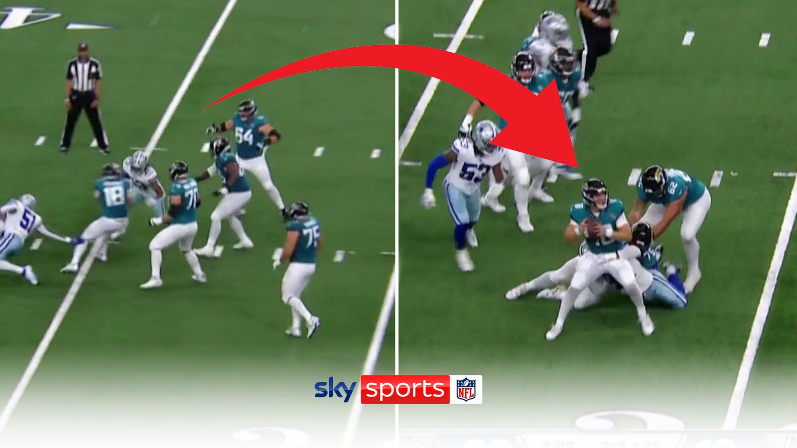 'Absolute magician work!' | Jaguars quarterback Nathan Rourke escapes ...
