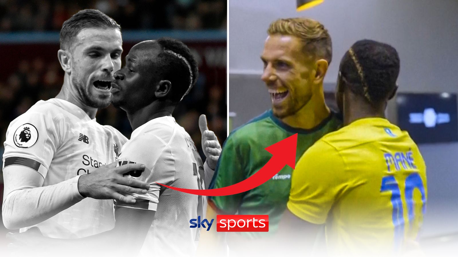 Jordan Henderson and Sadio Mane meet up ahead of Saudi Pro League season | Football News | Sky ...