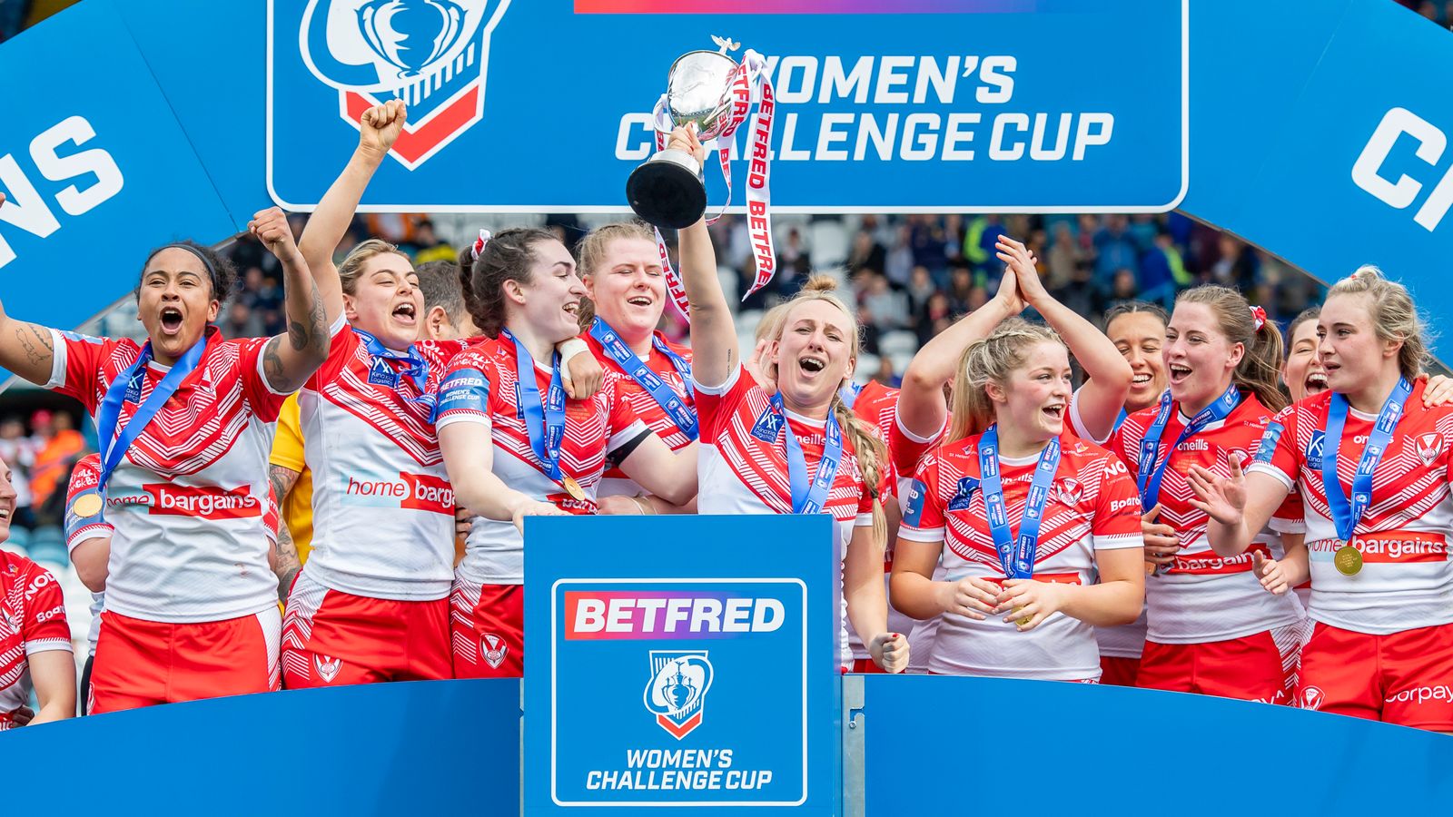 Women's Challenge Cup: St Helens' Emily Rudge goes from final ball girl ...