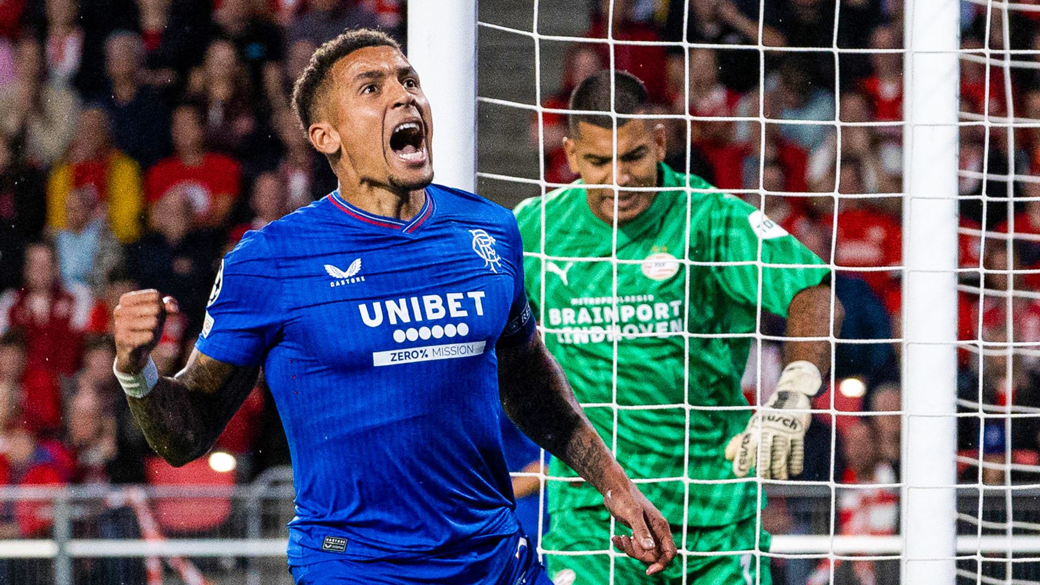 PSV Eindhoven 5-1 Rangers (7-3 agg): Ibrox side thrashed as Champions ...