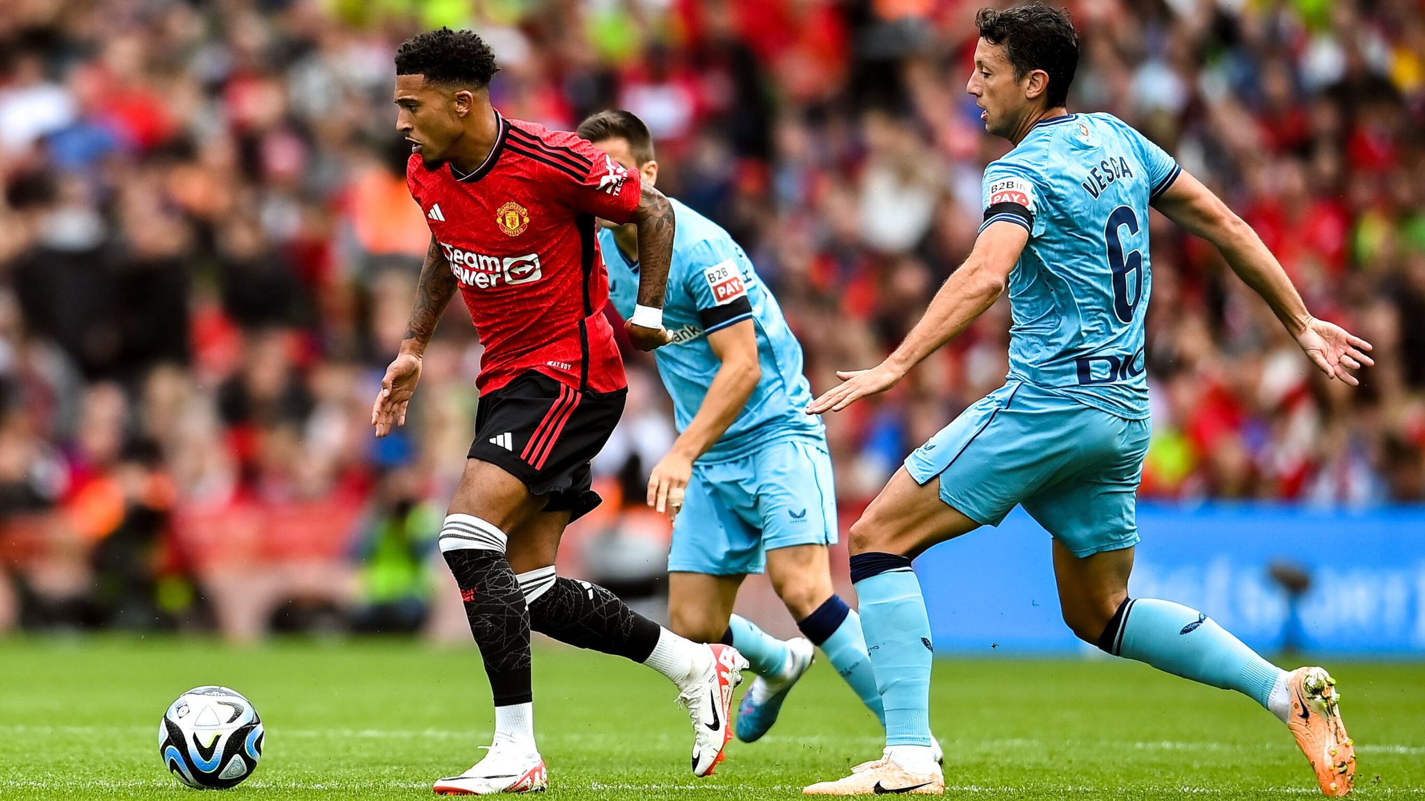 Jadon Sancho: Man Utd winger training away from first team over 'squad ...