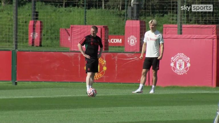 Harry Maguire in training amid West Ham speculation | Rasmus Hojlund ... Harry Maguire in training amid West Ham speculation | Rasmus Hojlund ...