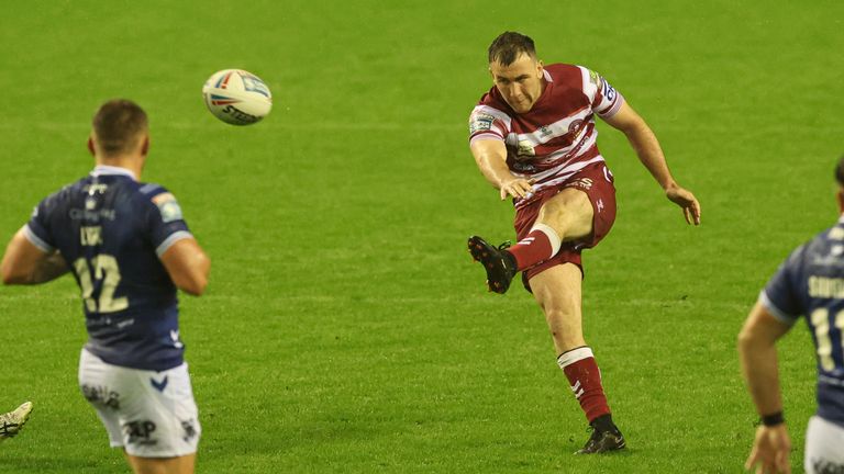 Super League: Wigan Warriors' Harry Smith kicks golden point winner ...