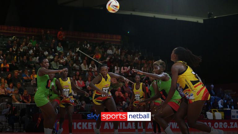 'We’ve been waiting for this' | Uganda beat Malawi for the first time at a Netball World Cup ...