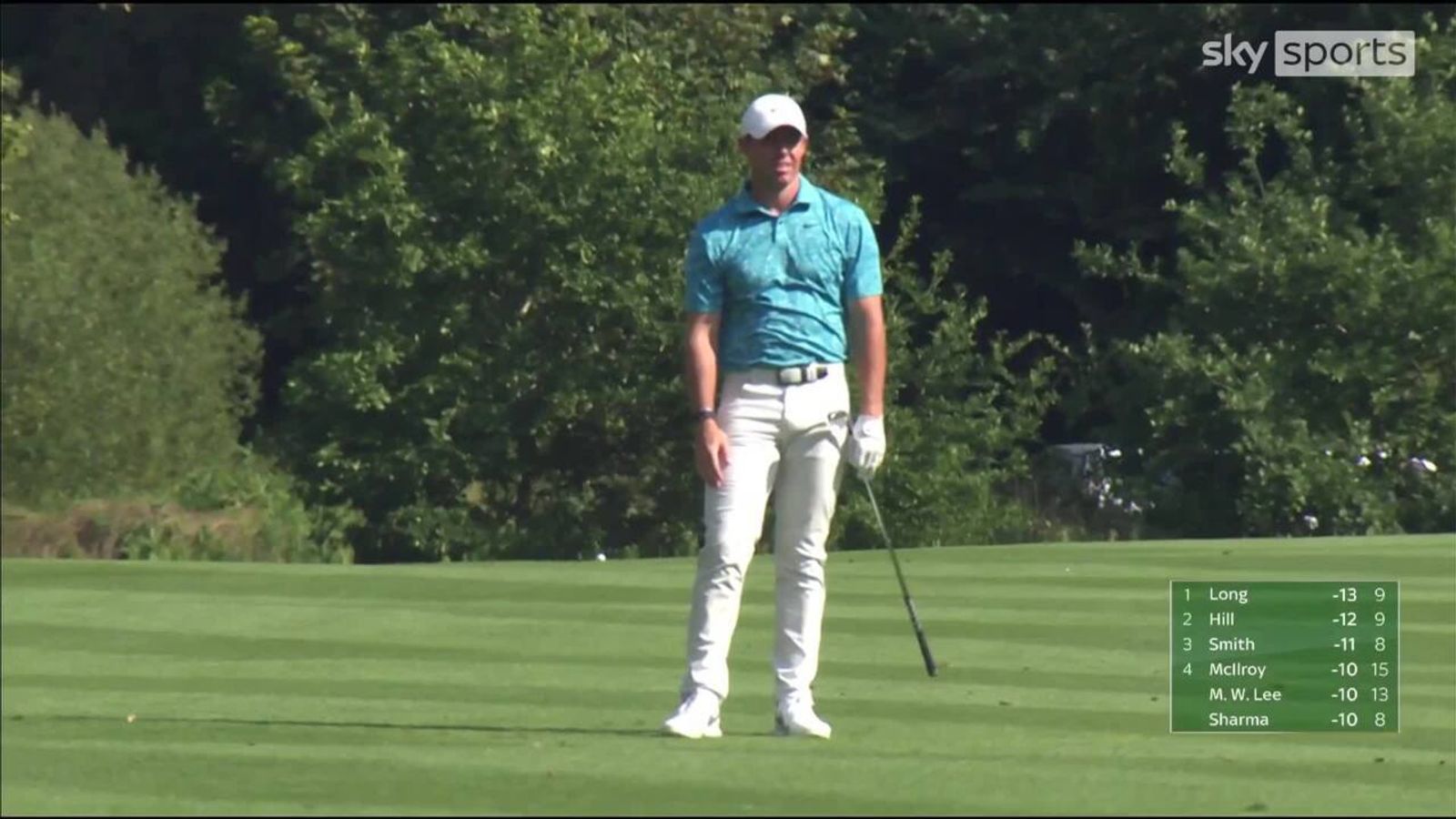 Rory McIlroy hits approach shot off the rock and onto the green! | Golf ...