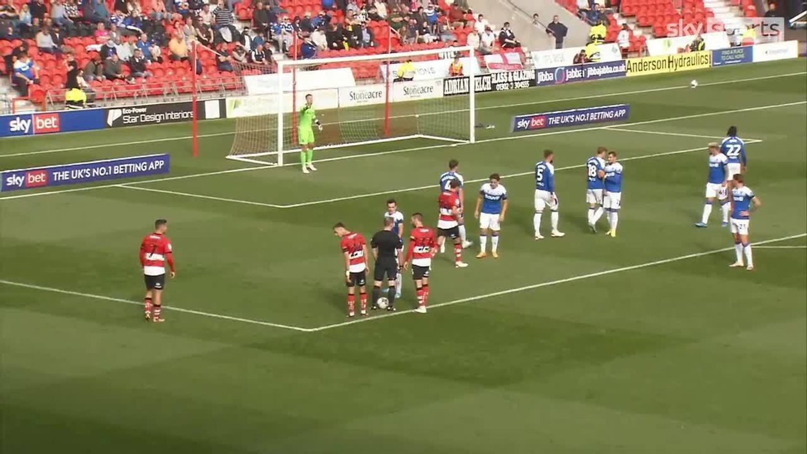 Doncaster Rovers awarded controversial indirect free kick | Football ...