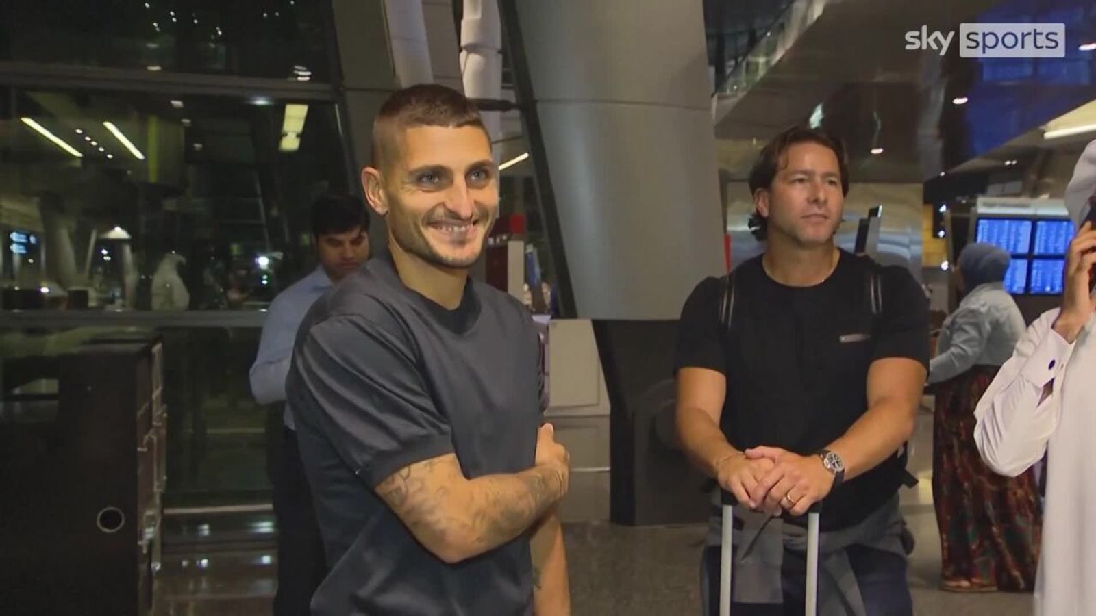 Verratti arrives in Doha ahead of move to Qatar Stars League's Al Arabi ...