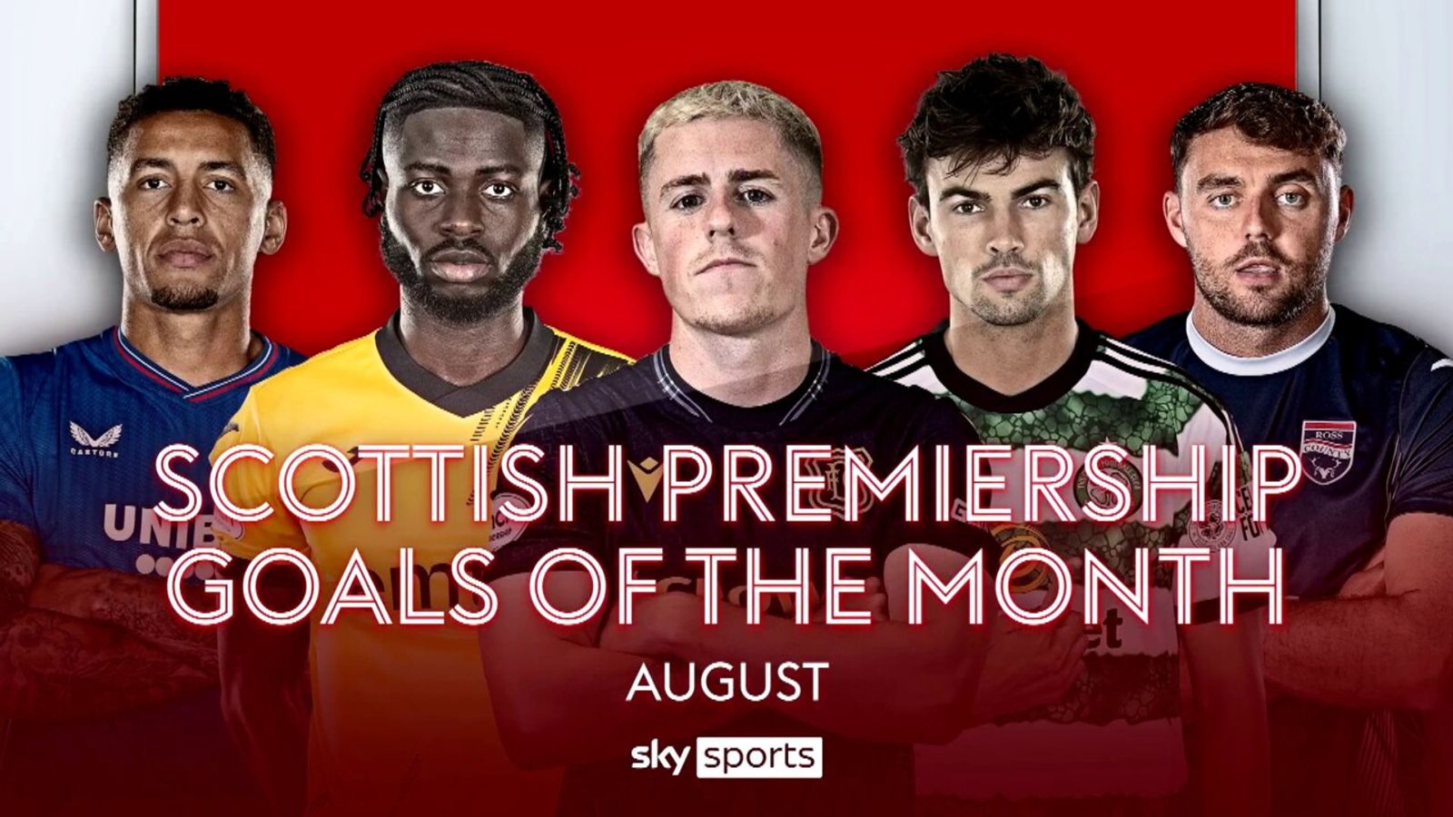 Scottish Premiership goals of the month: August | Football News | Sky ...