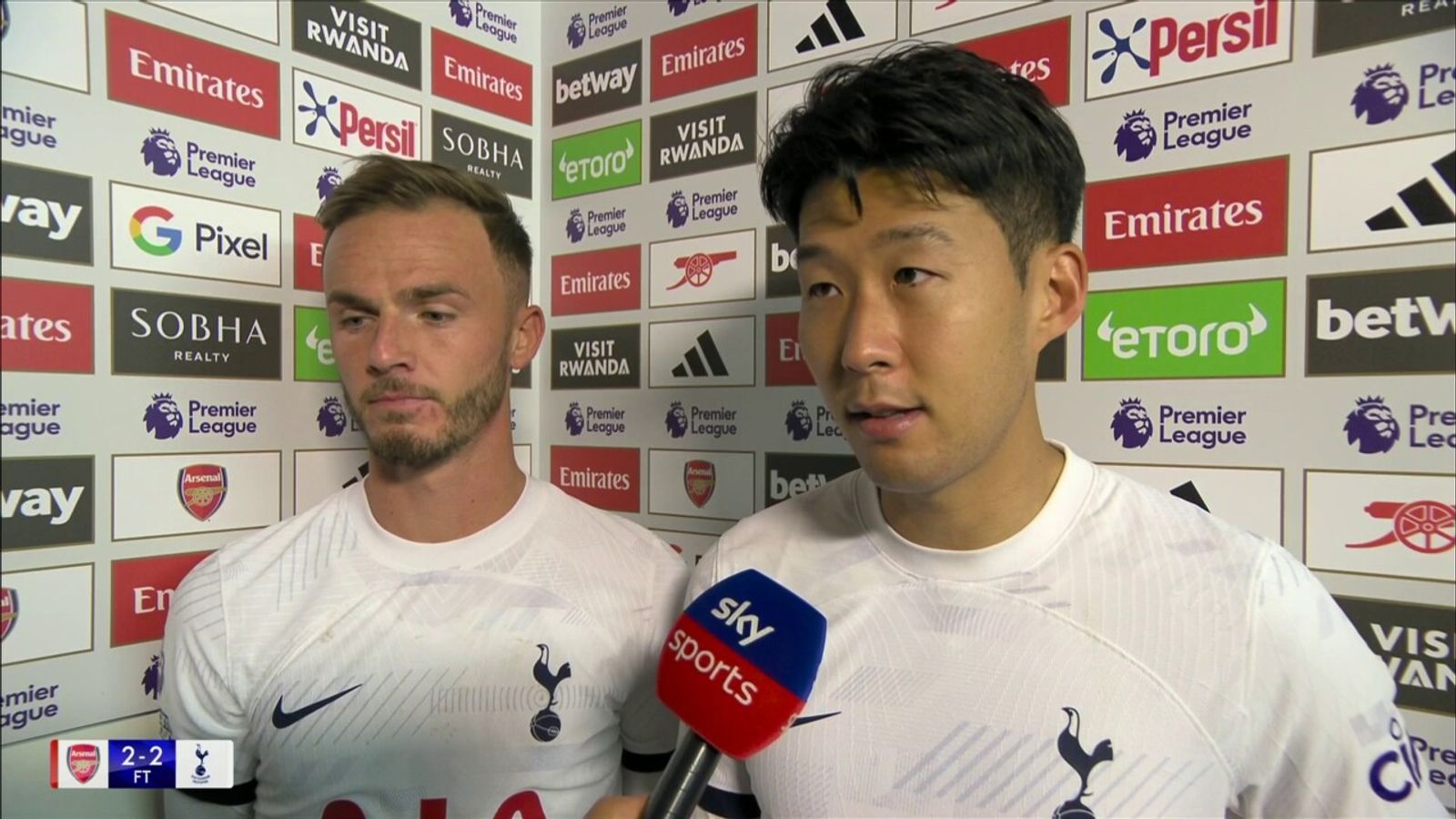 James Maddison: Tottenham midfielder jokes Arsenal's Bukayo Saka was ...