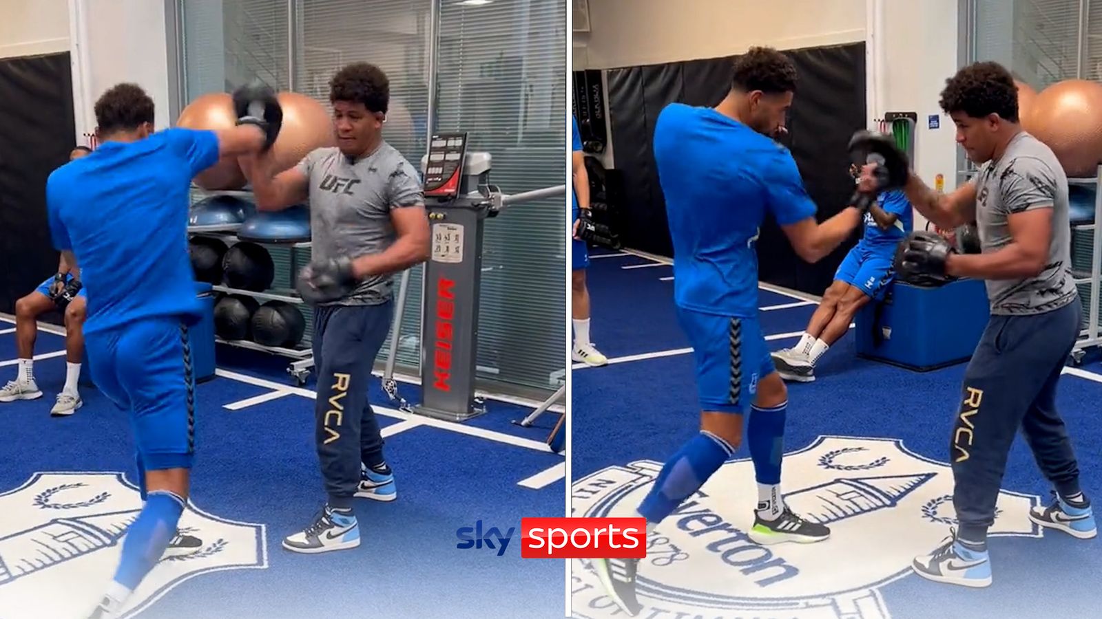 Future MMA champ in Everton ranks? Ben Godfrey trains with UFC's ...
