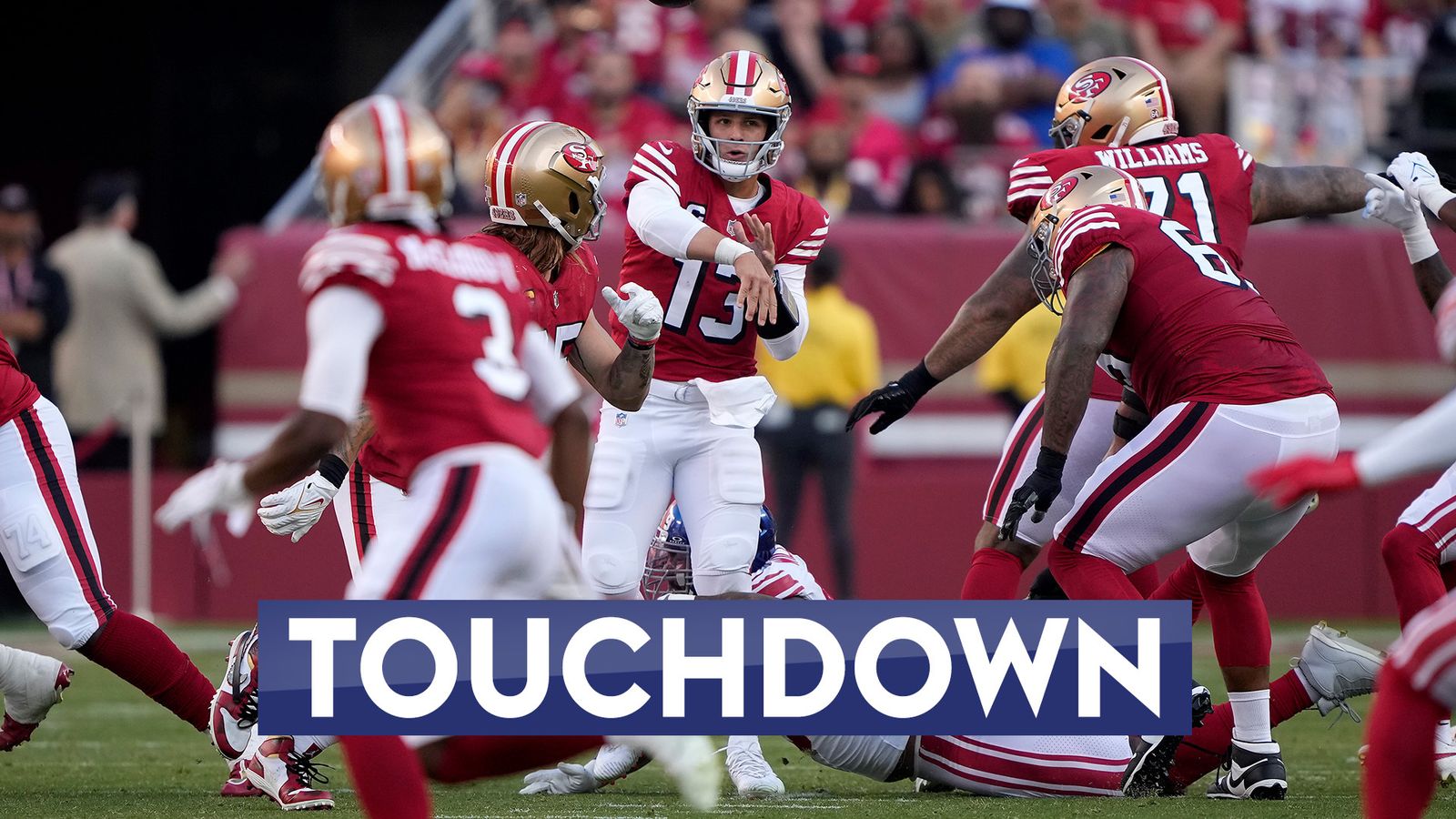 49ers Brock Purdy picks out Deebo Samuel to seal win over Giants | NFL ...