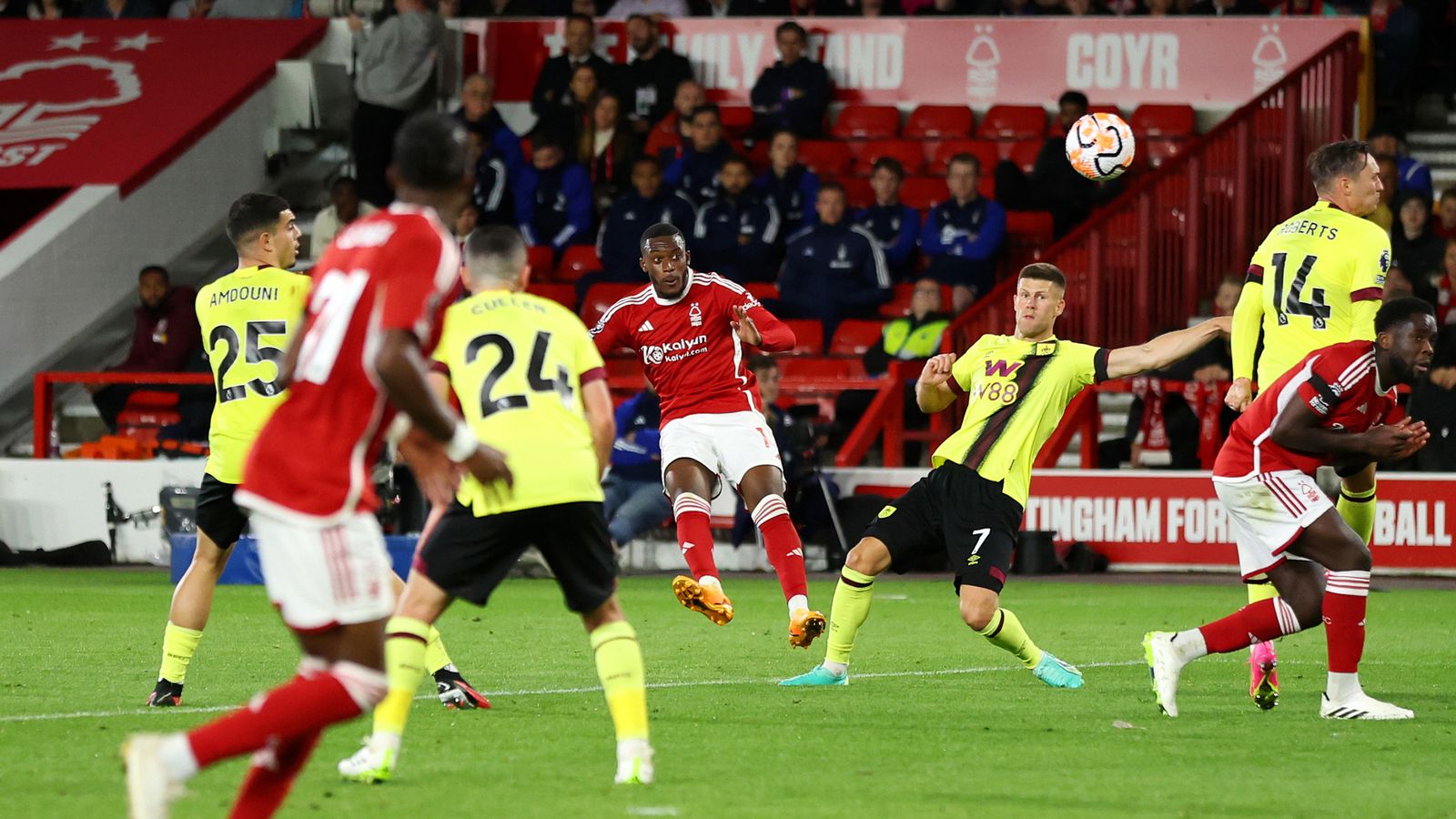 Nottingham Forest 1-1 Burnley: Callum Hudson-Odoi's debut strike earns ...