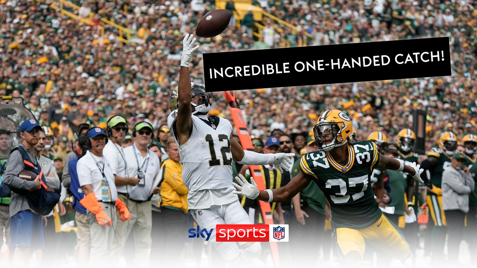 'What a catch!' | Chris Olave makes incredible one-handed grab! | NFL ...