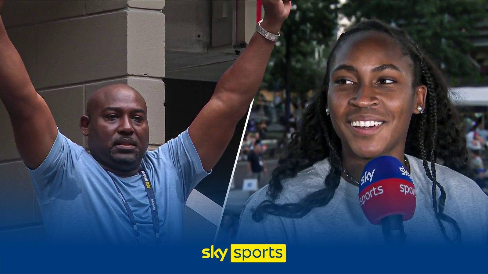 Coco Gauff: We've had to move my dad out the box | Tennis News | Sky Sports