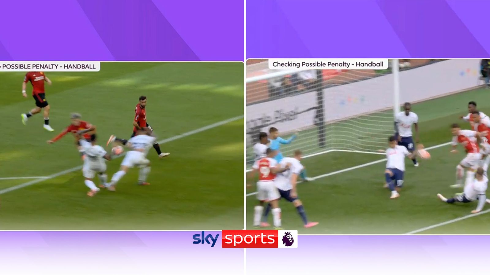 Spot the difference! | Did Man Utd deserve penalty for Cristian Romero handball? | Football News ...