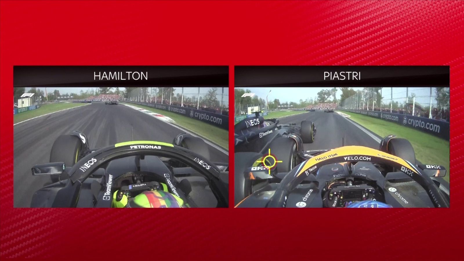Lewis Hamilton reveals apology to Oscar Piastri for causing collision ...