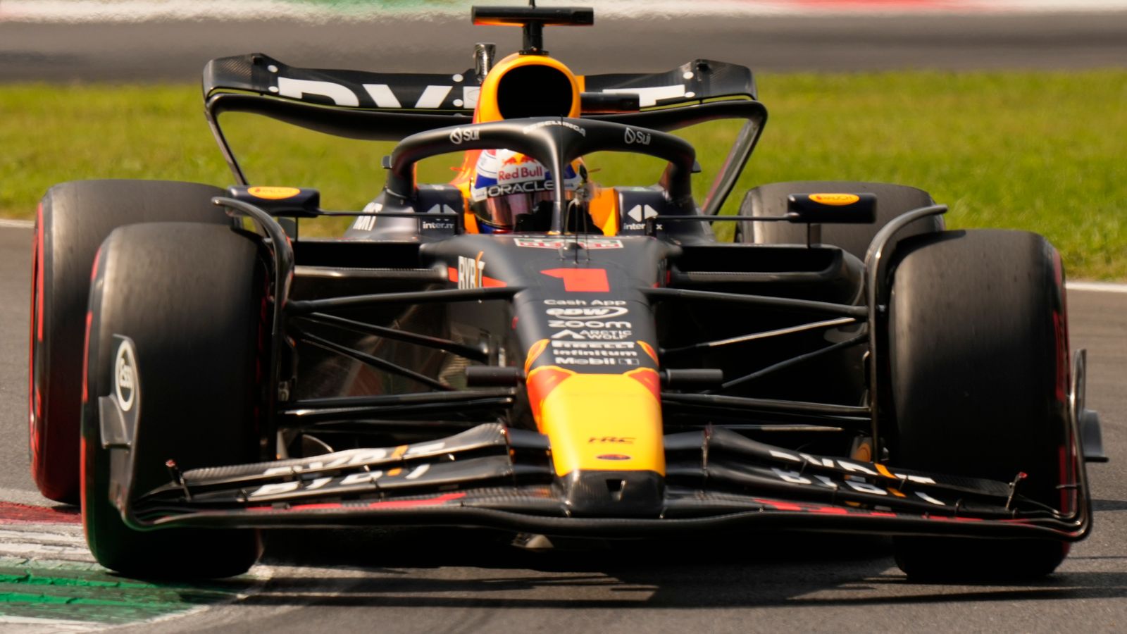 Italian GP: Carlos Sainz leads Max Verstappen and Lewis Hamilton in ...