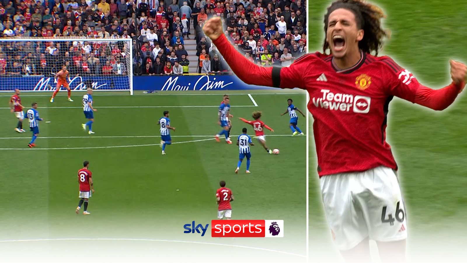 Hannibal Mejbri's stunning long-range strike from all angles | Football ...