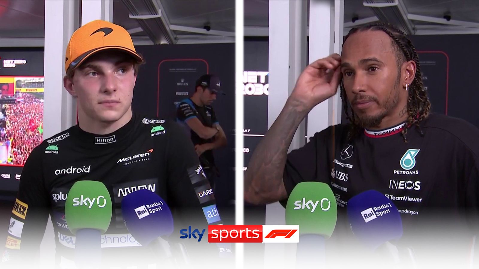 Lewis Hamilton reveals apology to Oscar Piastri for causing collision during Italian Grand Prix ...