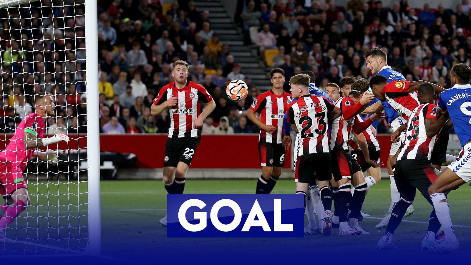 Tarkowski header regains Everton the lead at Brentford | Football News ...