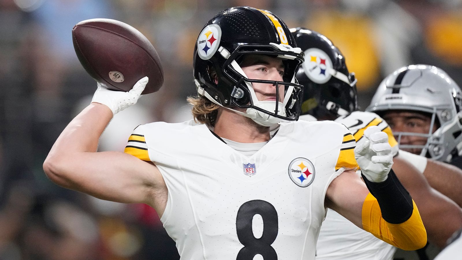 Pittsburgh Steelers 23-18 Las Vegas Raiders: Kenny Pickett passes for ...