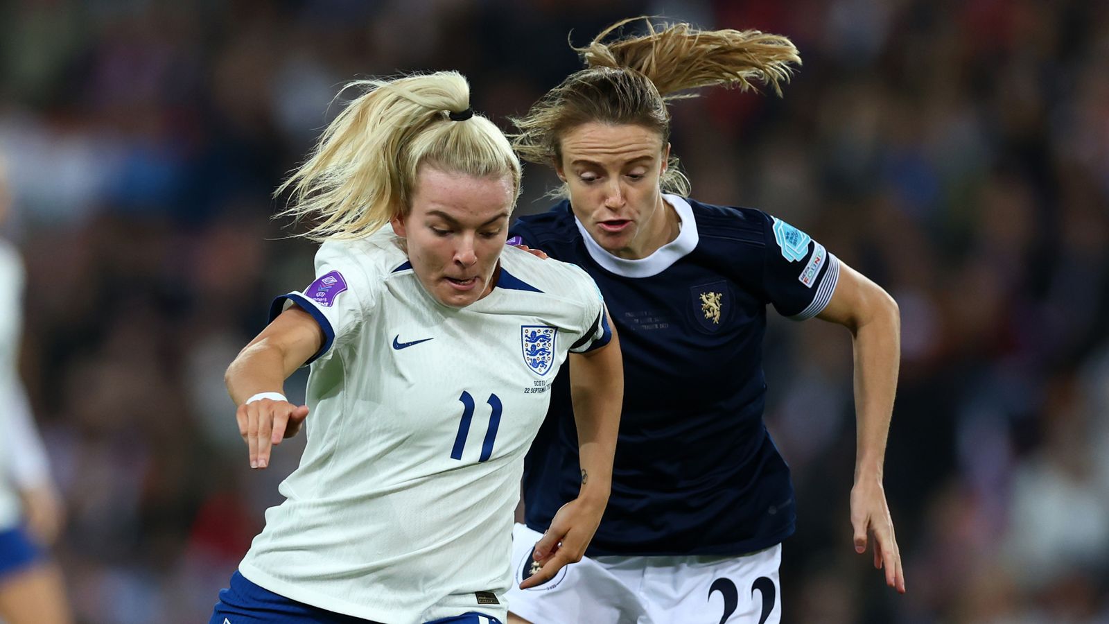 England Women 2-1 Scotland Women: Lucy Bronze and Lauren Hemp goals see Lionesses to victory in ...
