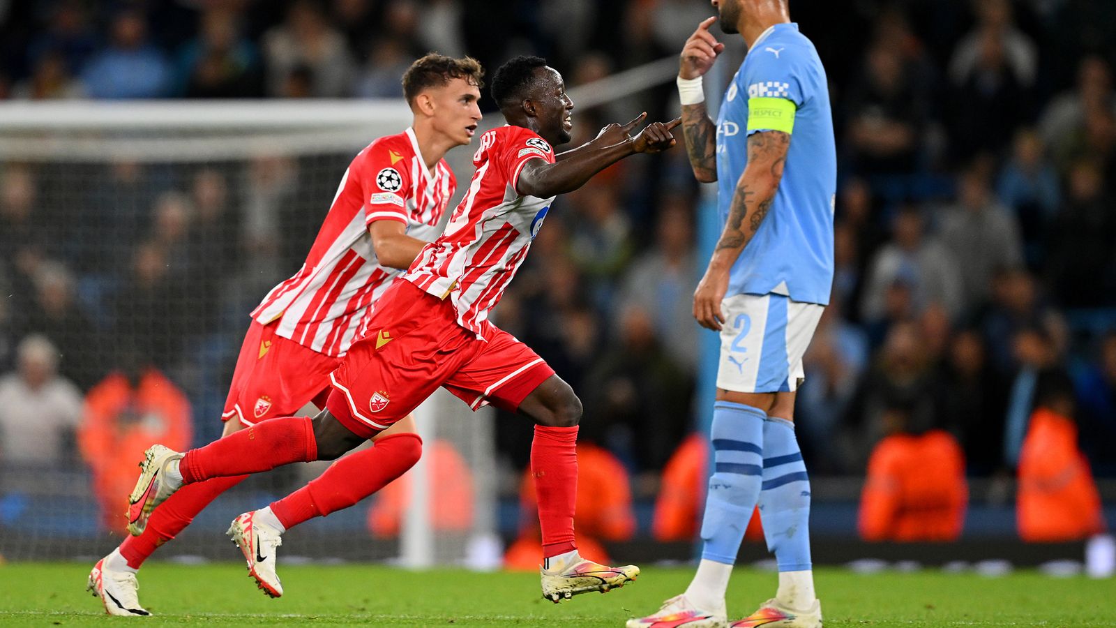 Man City 3-1 Red Star Belgrade: Champions League holders begin defence ...