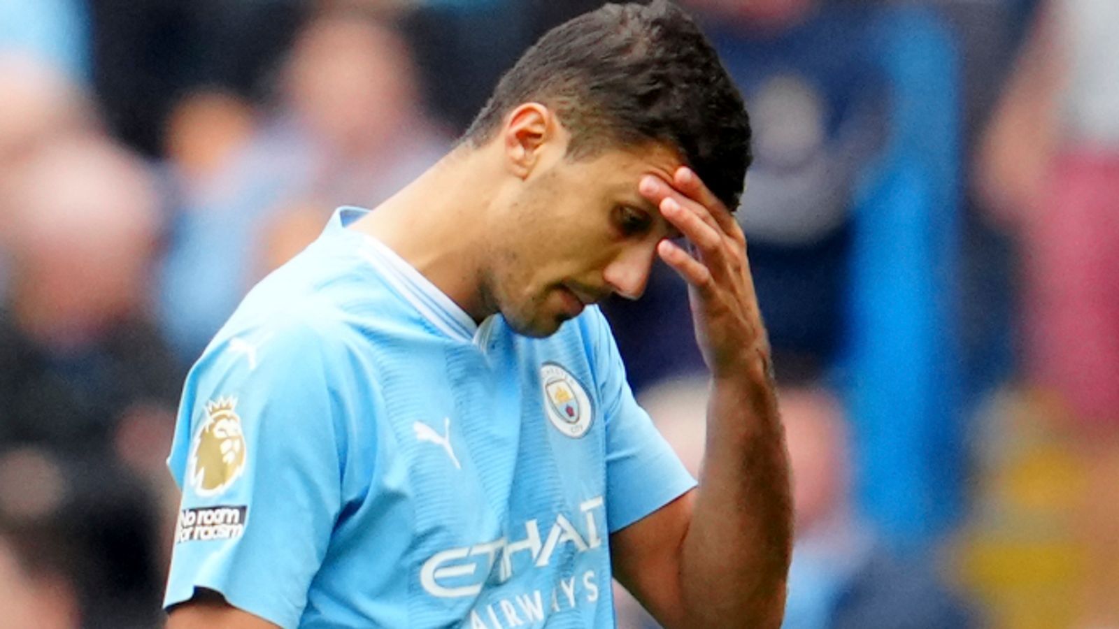Man City: Rodri to miss Arsenal clash after sending off against ...