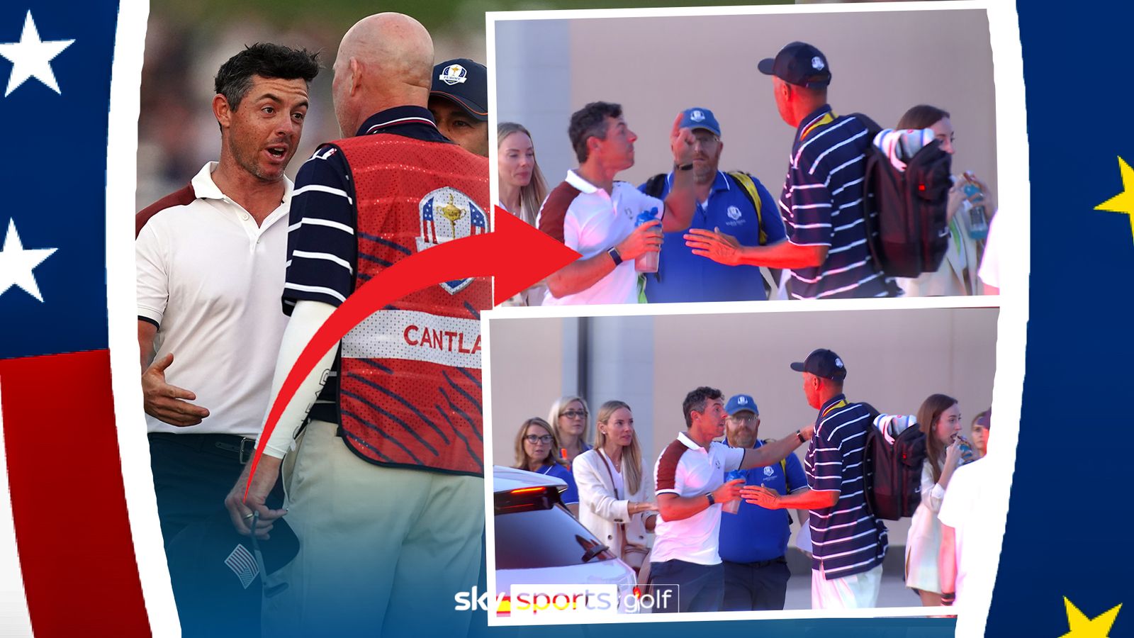 Ryder Cup bust-up: What happened between Rory McIlroy and Patrick ...