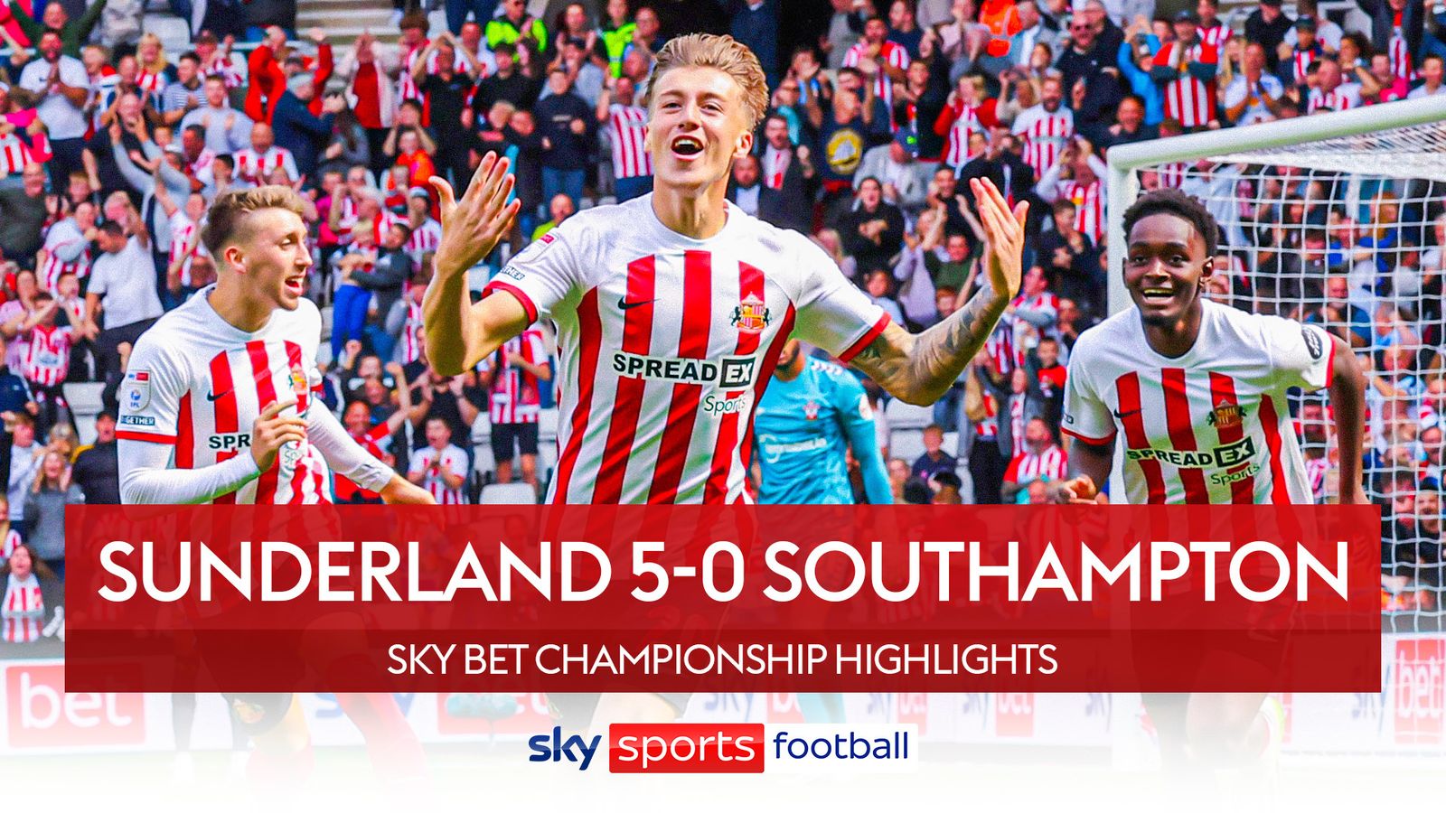 Sunderland 5-0 Southampton: Black Cats thrash Saints at Stadium of ...