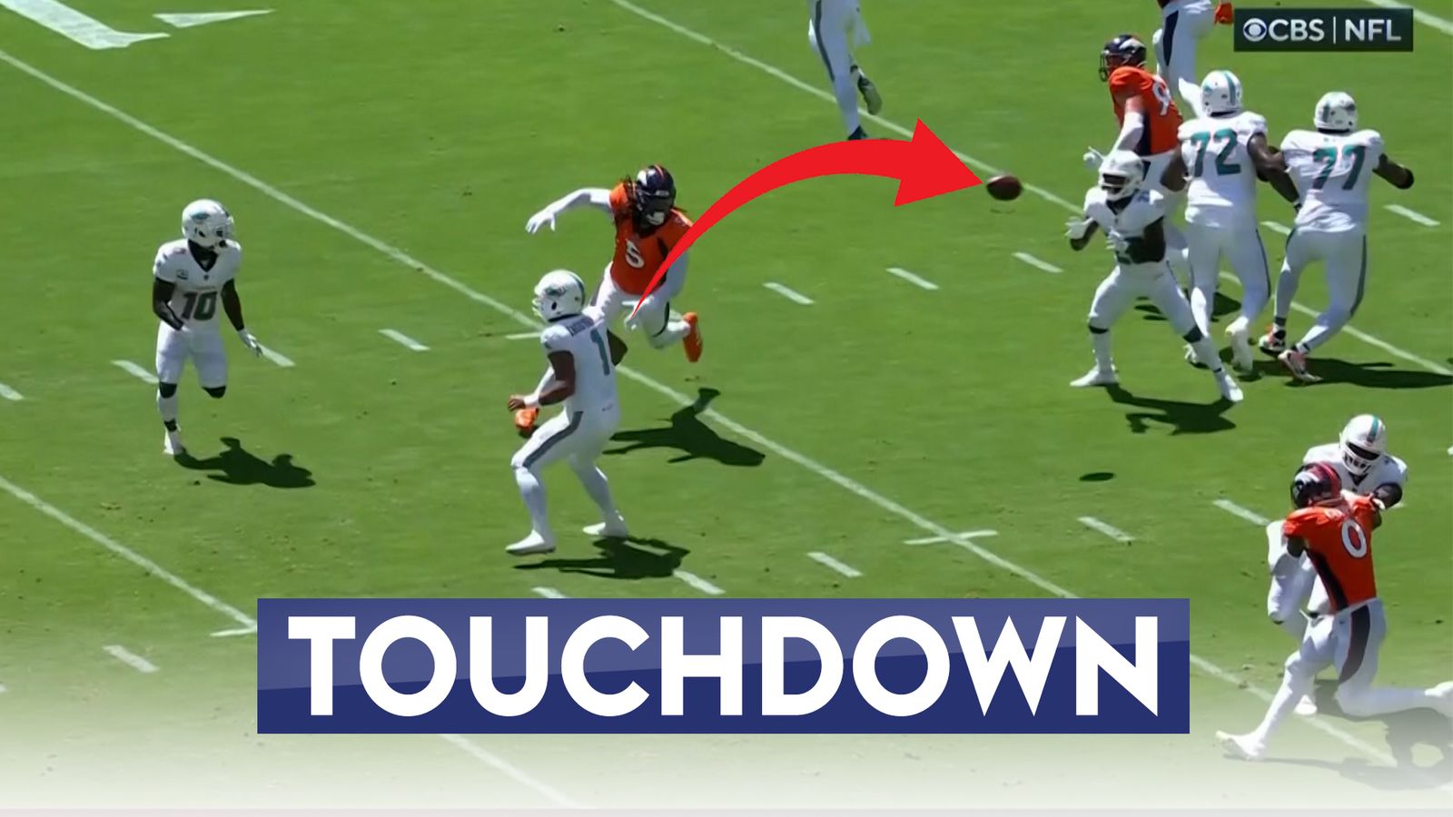 Miami Dolphins score 70 points in record victory over Denver Broncos | NFL News | Sky Sports