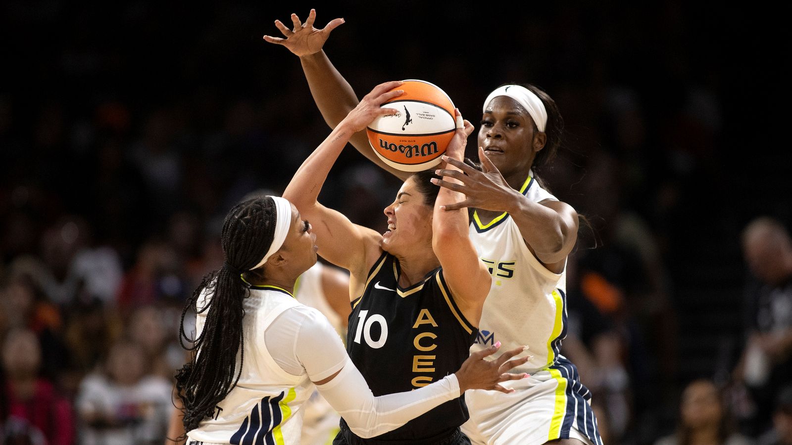 Dallas Wings 83-97 Las Vegas Aces | WNBA Playoff highlights | NBA News ...