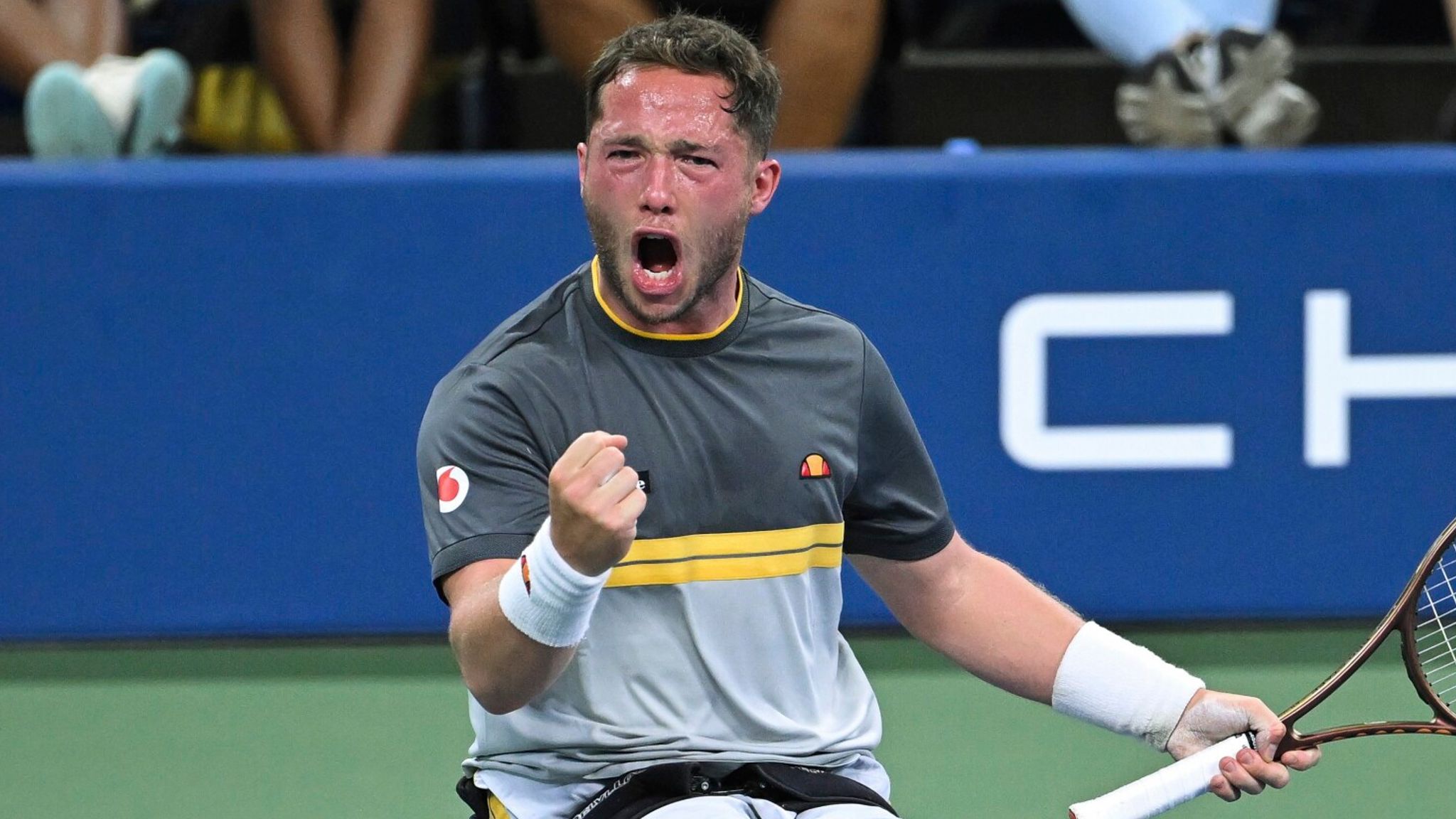 US Open: Britain's Alfie Hewett on 'bittersweet' men's wheelchair final win over doubles partner ...