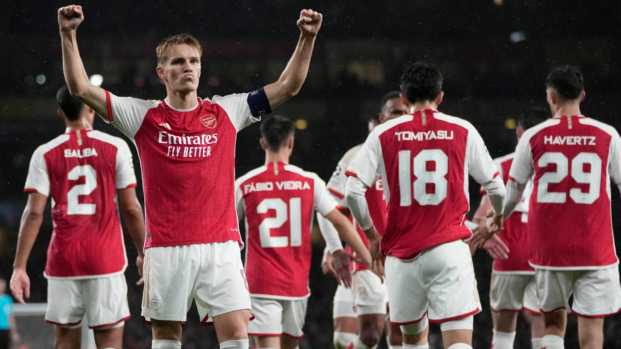 Arsenal 4-0 PSV Eindhoven: Bukayo Saka and Gabriel Jesus among goals in ...