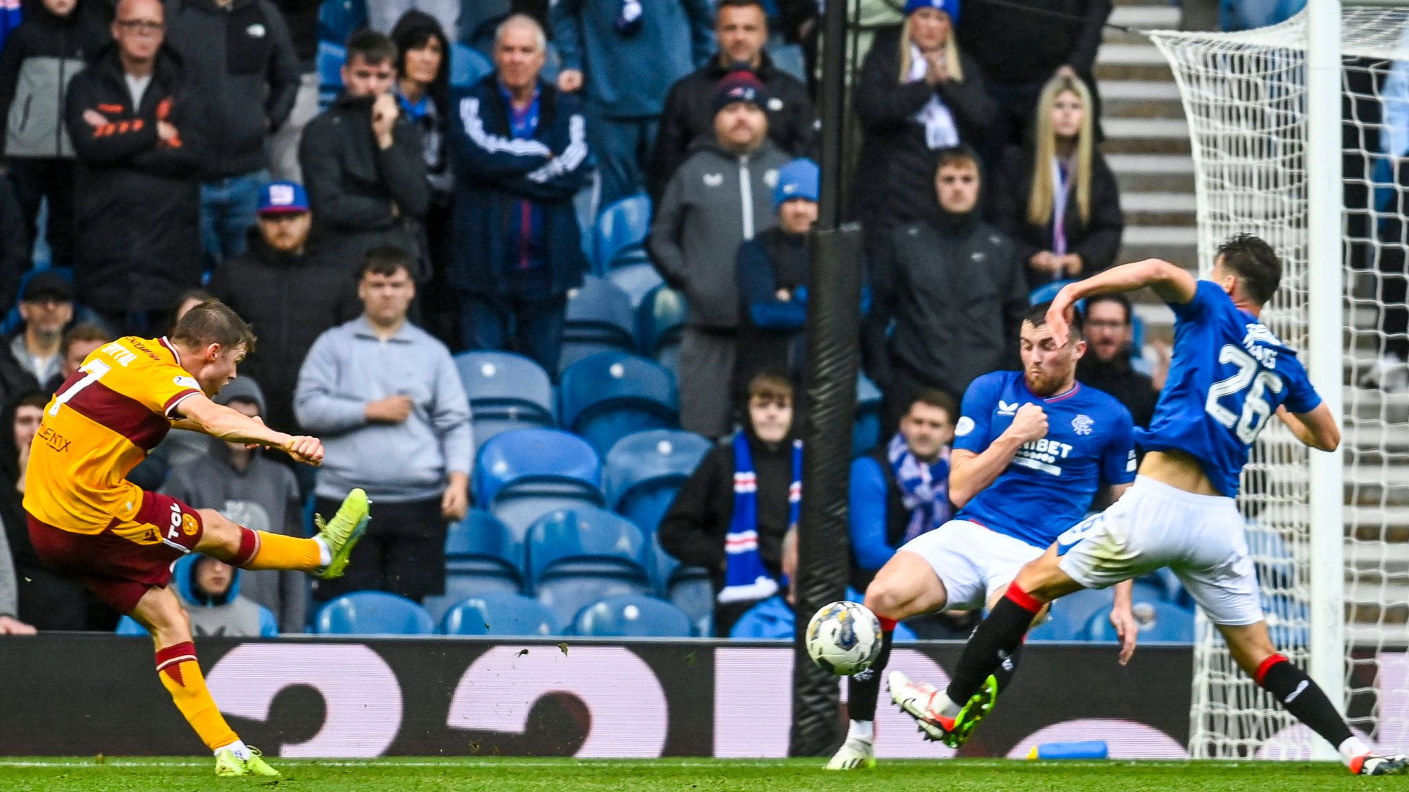 Rangers 1-0: Motherwell: Cyriel Dessers earns Michael Beale's side ...
