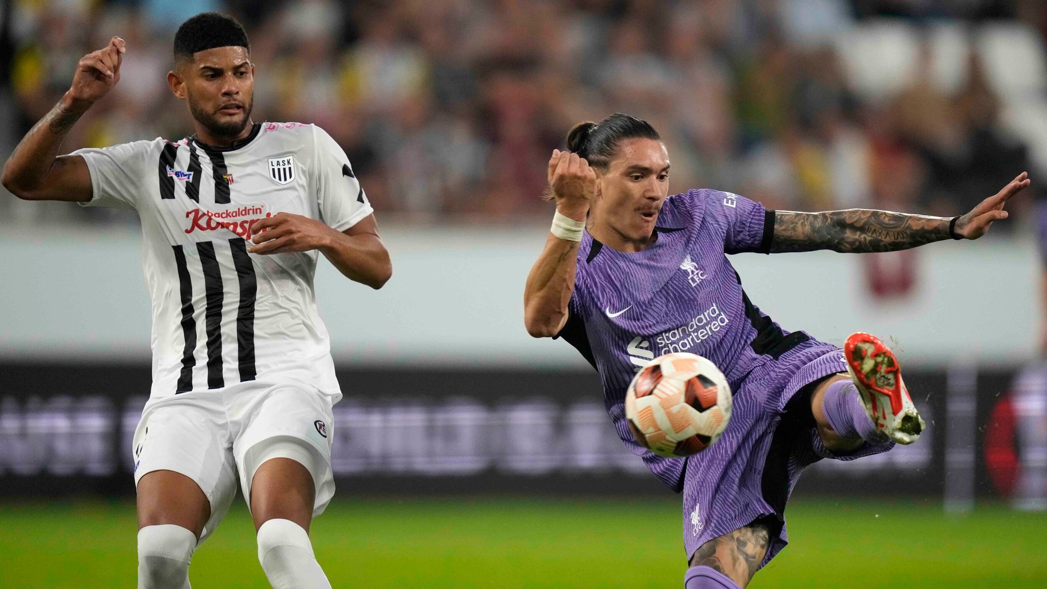 Linz ASK 1-3 Liverpool: Darwin Nunez, Luis Diaz, Mo Salah strike in ...