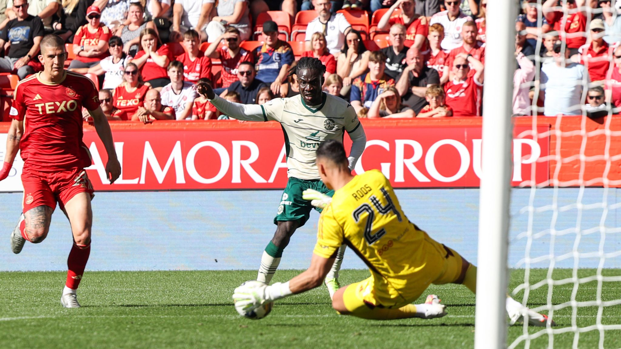 Aberdeen 0-2 Hibernian: Managerless visitors beat Dons to claim first ...